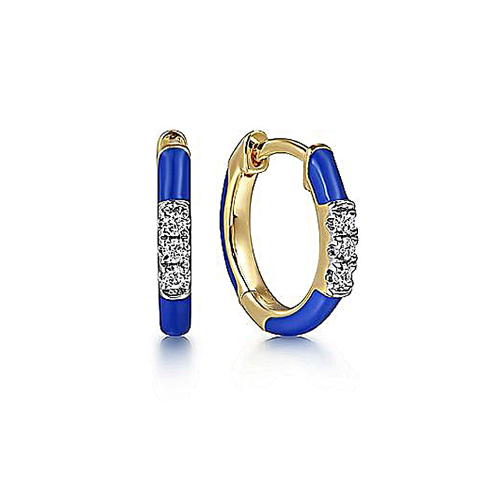 Gabriel & Co Diamond Hoop Earrings – Poags Jewellers